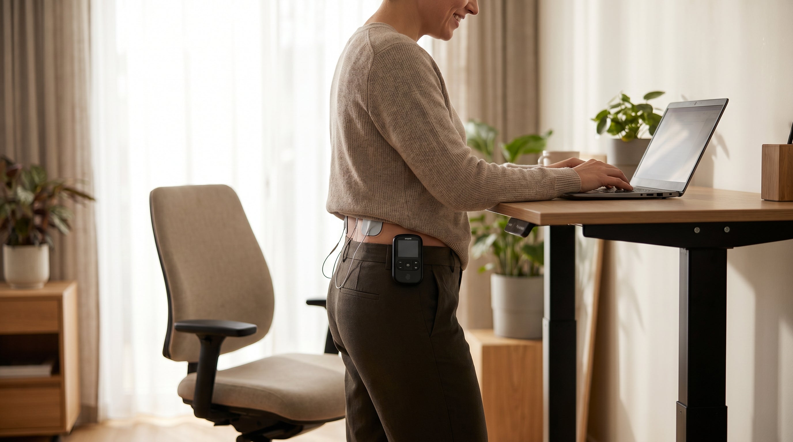 How to Use a TENS Unit While Working, Walking, or Exercising – iStim